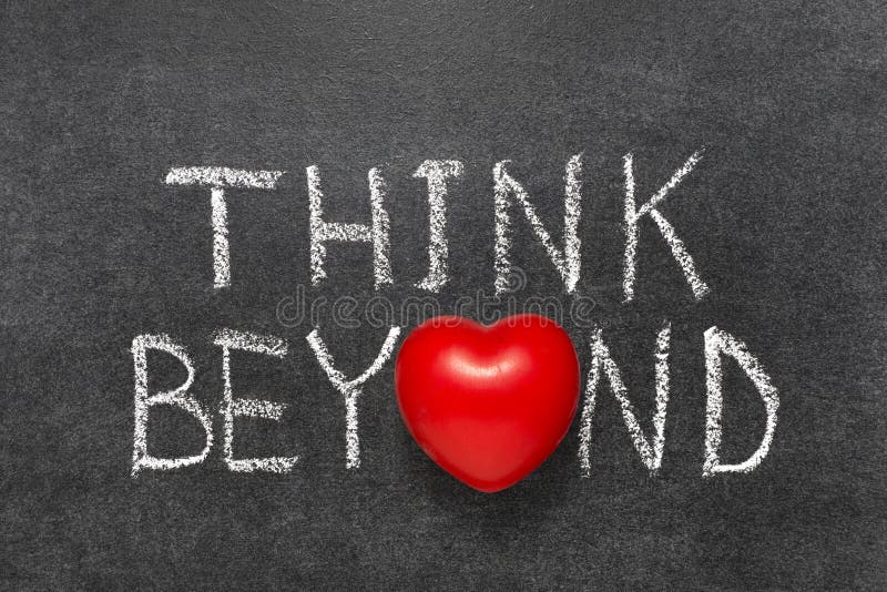 Think beyond chb stock photo. Image of limits, phrase - 107229354