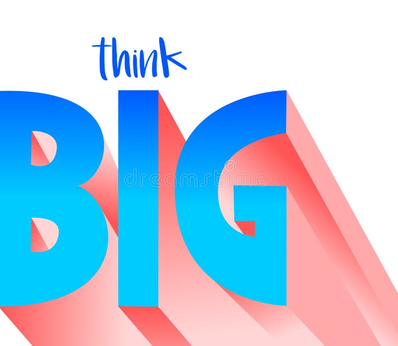 Entrepreneur think big stock vector. Illustration of solution - 68507981
