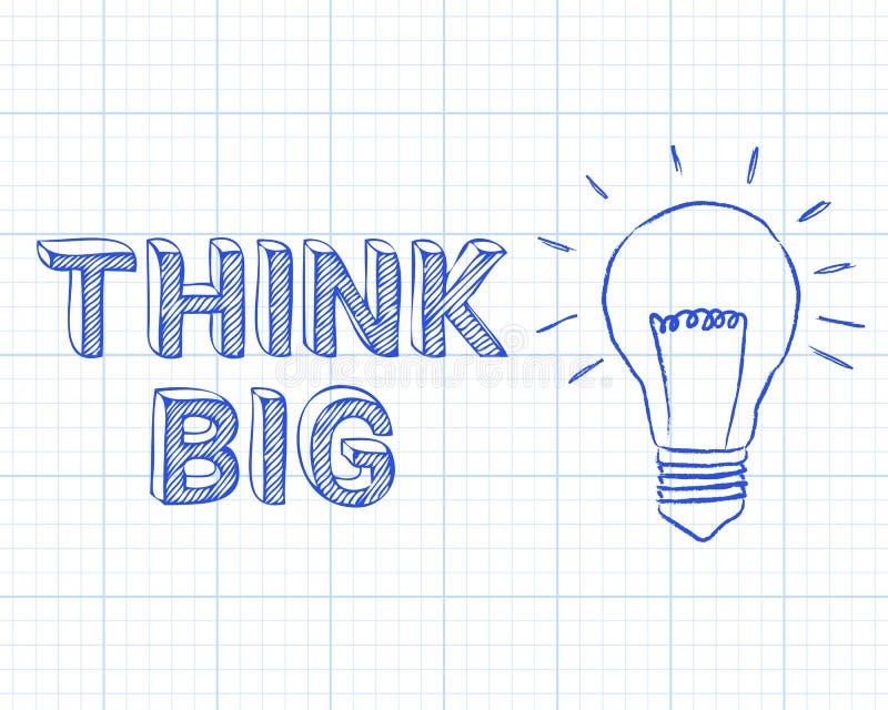 Think Light Bulb Graph Paper Stock Illustrations – 121 Think Light Bulb ...