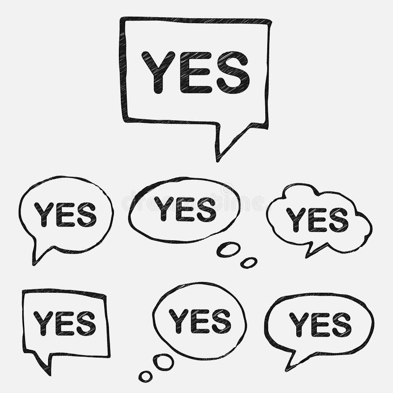 Think cloud symbols stock vector. Illustration of sign - 62331212