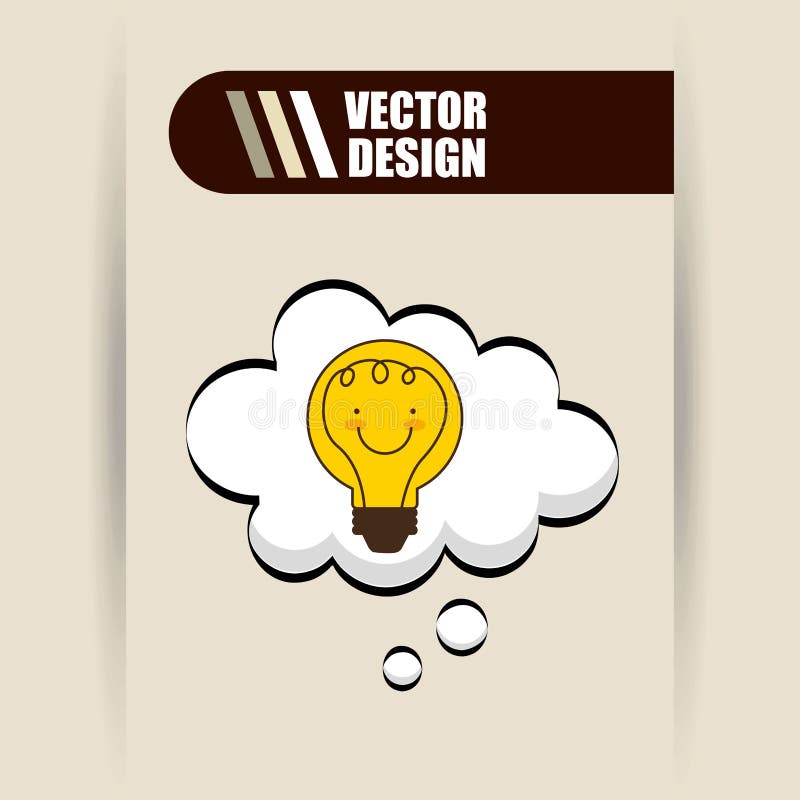 Think concept design stock illustration. Illustration of design - 67925038