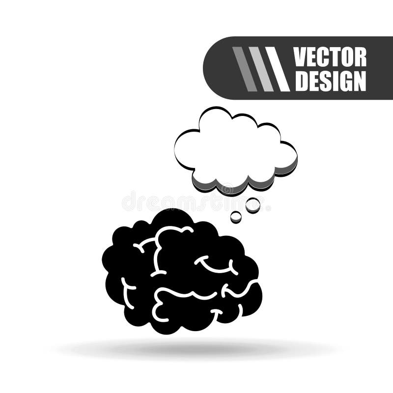 Think concept design stock illustration. Illustration of symbol - 67925752