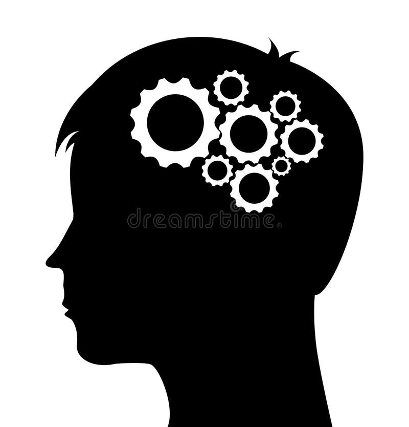 Think concept stock vector. Illustration of imagination - 58873370