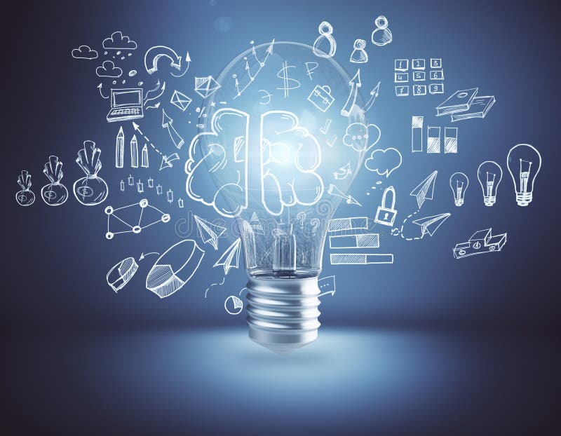 Think Big Concept with Letters Stock Illustration - Illustration of ...