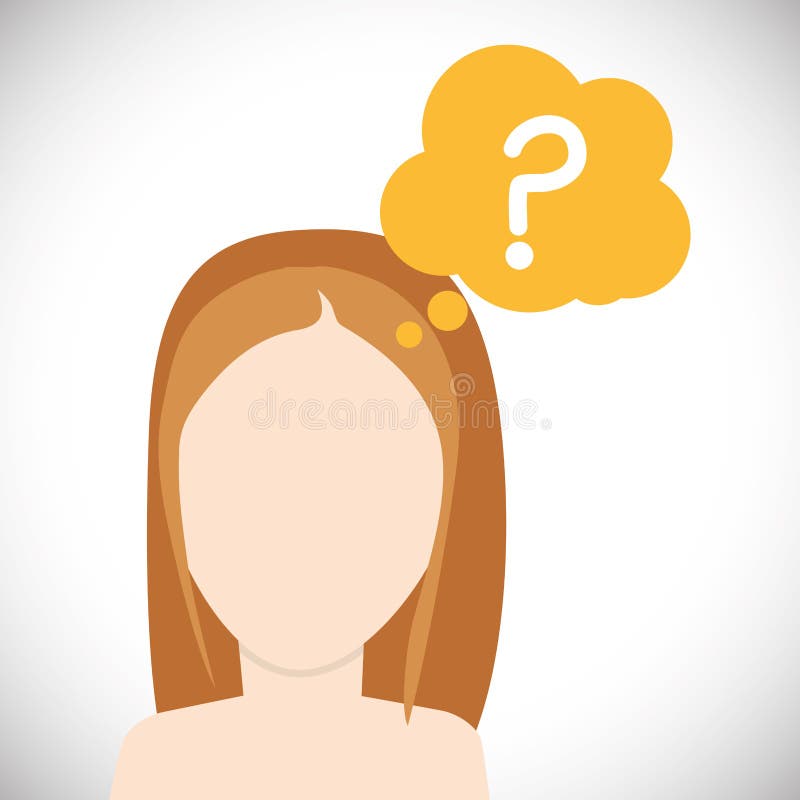 Think Design. Head Icon. Flat Illustration Stock Vector - Illustration ...