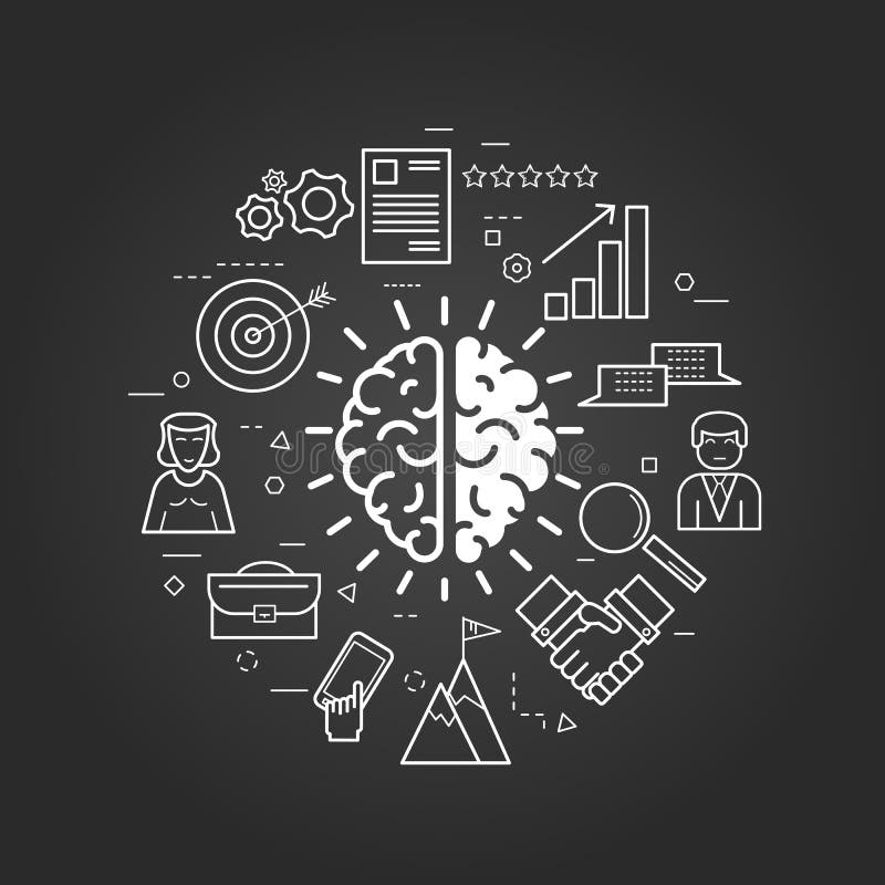 Think Different on black stock vector. Illustration of black - 94369164