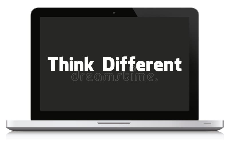 Think different idea lamps stock illustration. Illustration of business ...