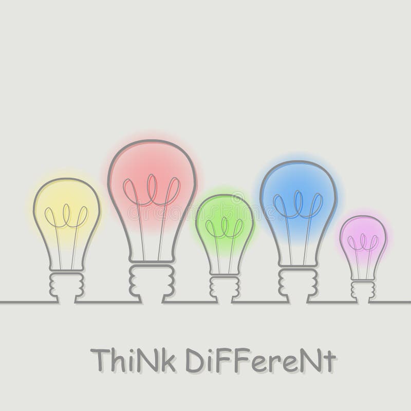 Think Different Design Stock Illustrations – 6,242 Think Different ...