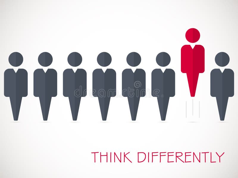 Think Differently - Being Different, Move for Success in Life - Flying ...