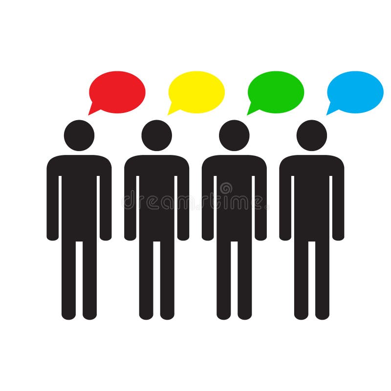 Think differently stock illustration. Illustration of cloud - 142847021