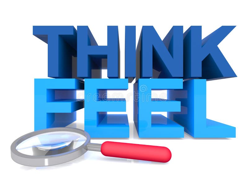 Think. Feel. Do. Web Banners Set Stock Illustration - Illustration of ...