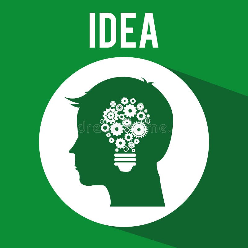 Think green stock vector. Illustration of sustainability - 51370635