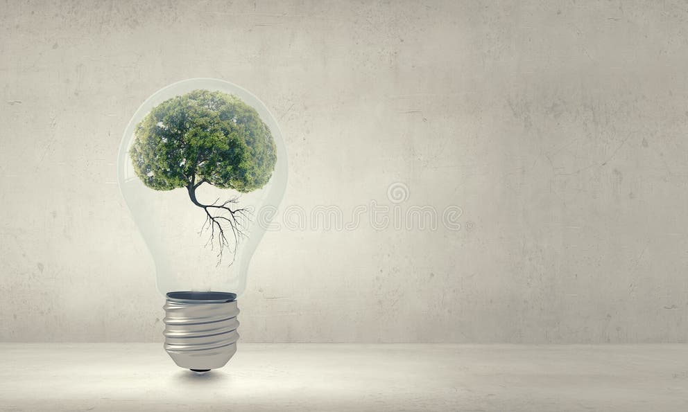 Think green stock image. Image of creative, green, idea - 50174333
