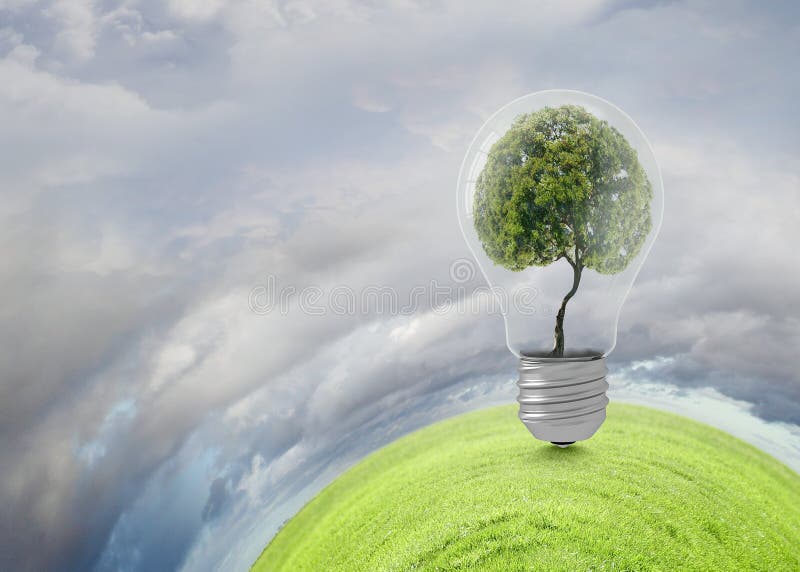 Think green stock photo. Image of future, resource, ecology - 50174456