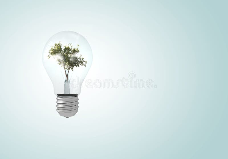 Think green stock image. Image of idea, mind, light, tree - 50503223