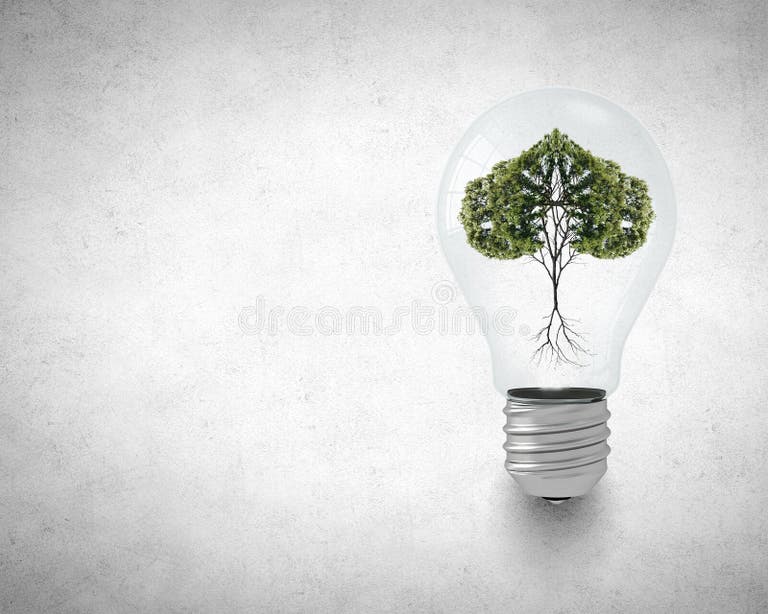 Think green stock photo. Image of light, innovation, mind - 50563384