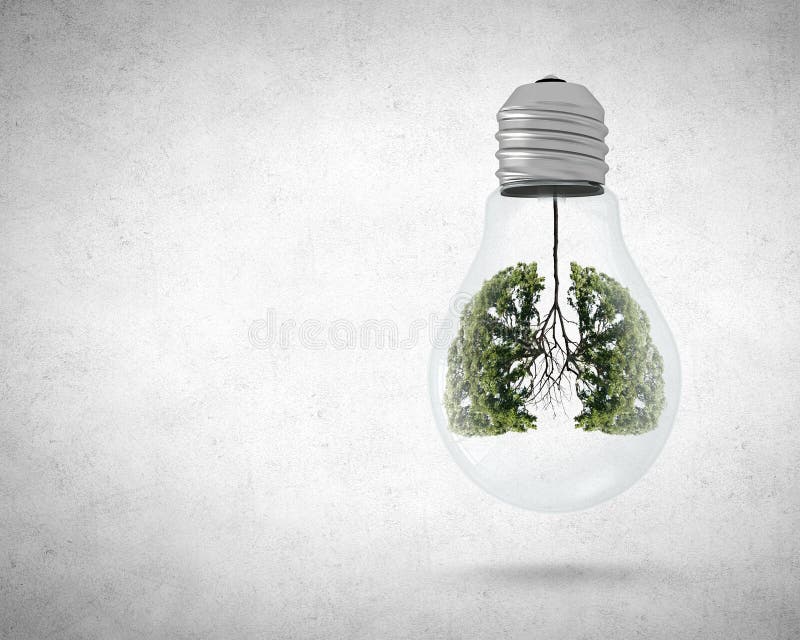 Think green stock image. Image of lamp, lungs, lightbulb - 50695649