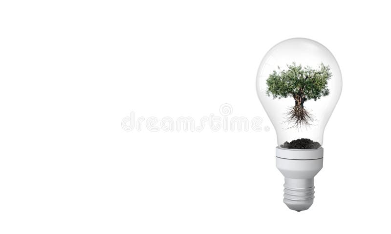 Think green stock photo. Image of bulb, ecological, ecology - 51901120