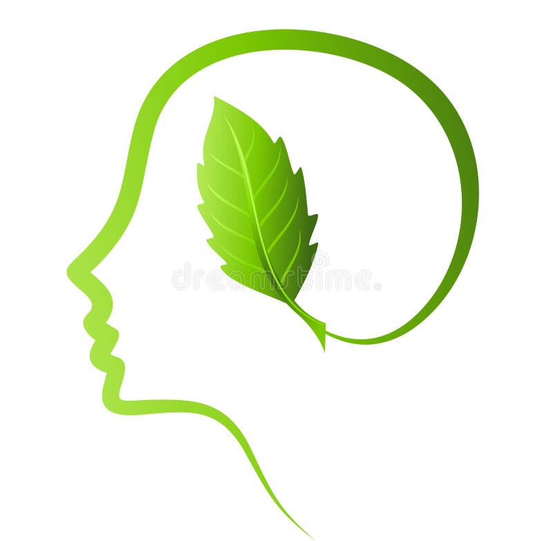 Think green stock vector. Illustration of earth, illustrations - 48715509