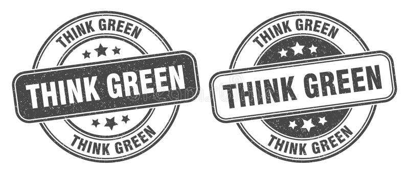 Think Green Stamp Stock Illustrations – 648 Think Green Stamp Stock ...