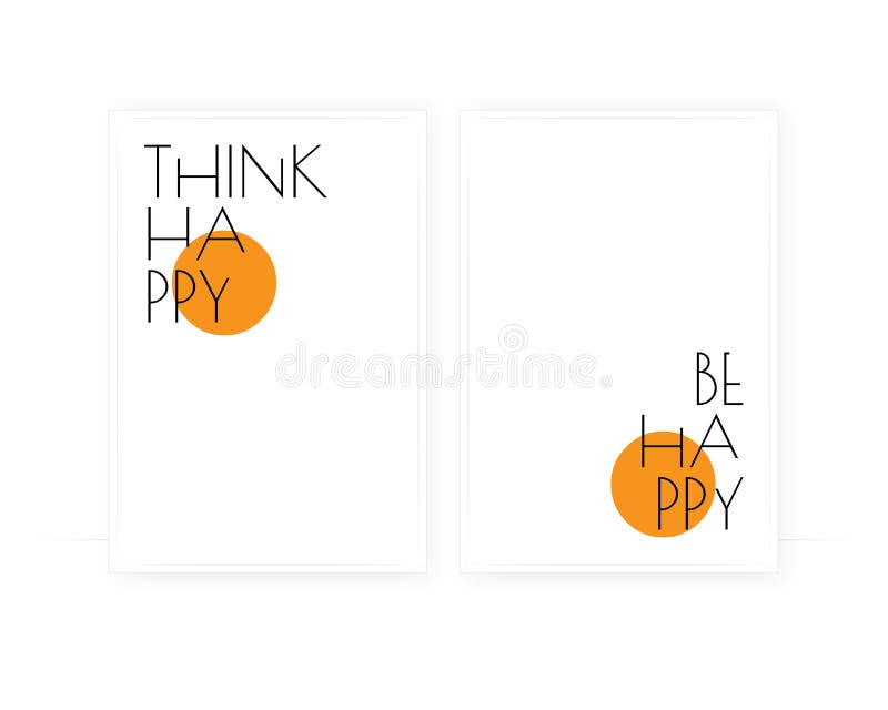 Think Big, Vector. Scandinavian Minimalist Art Design. Wording Design ...