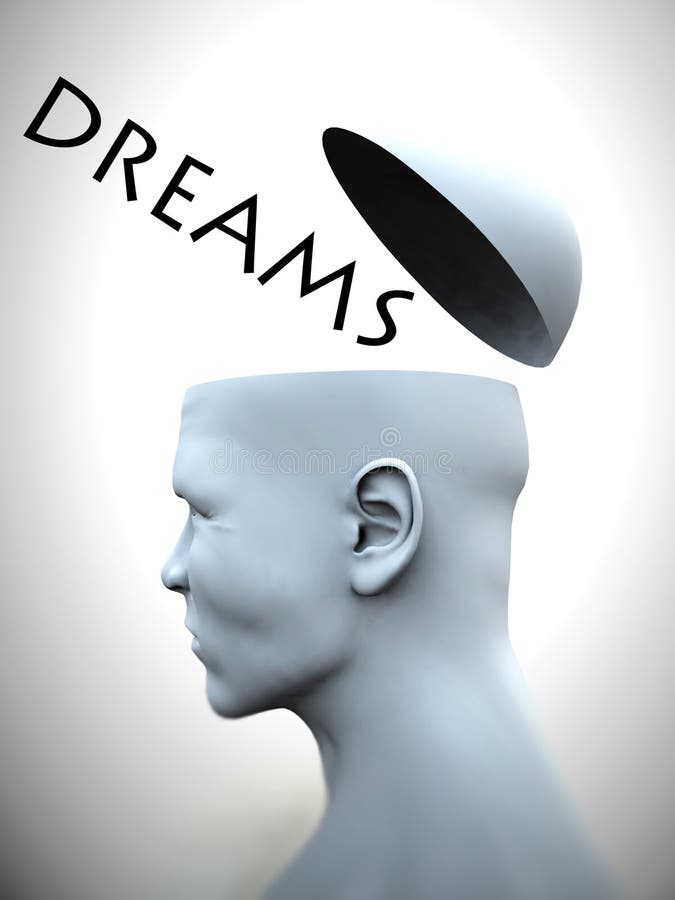 Big Head Thinking 5 stock illustration. Illustration of intelligent ...