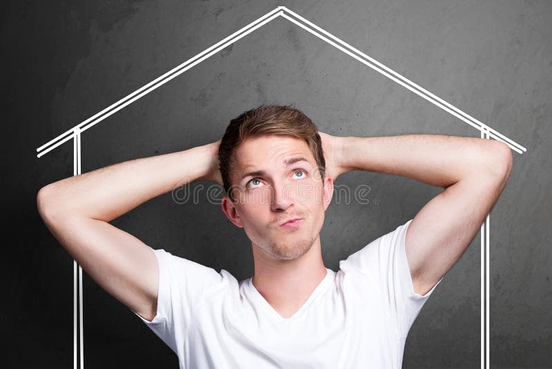 Think about a House stock image. Image of roof, landlord - 50176175