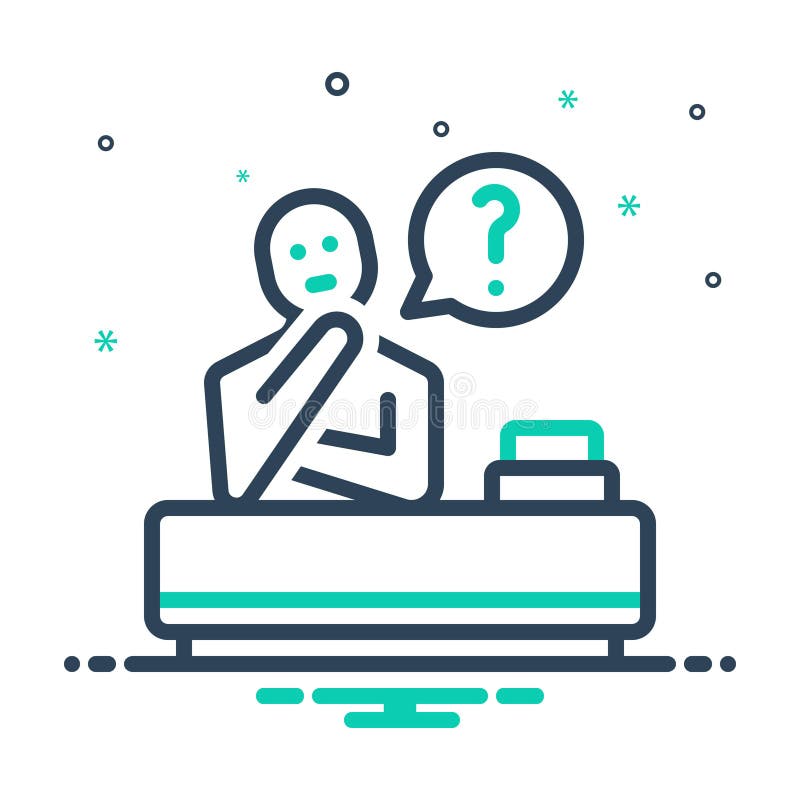 Mix Icon for Think, Peruse and Idea Stock Vector - Illustration of ...