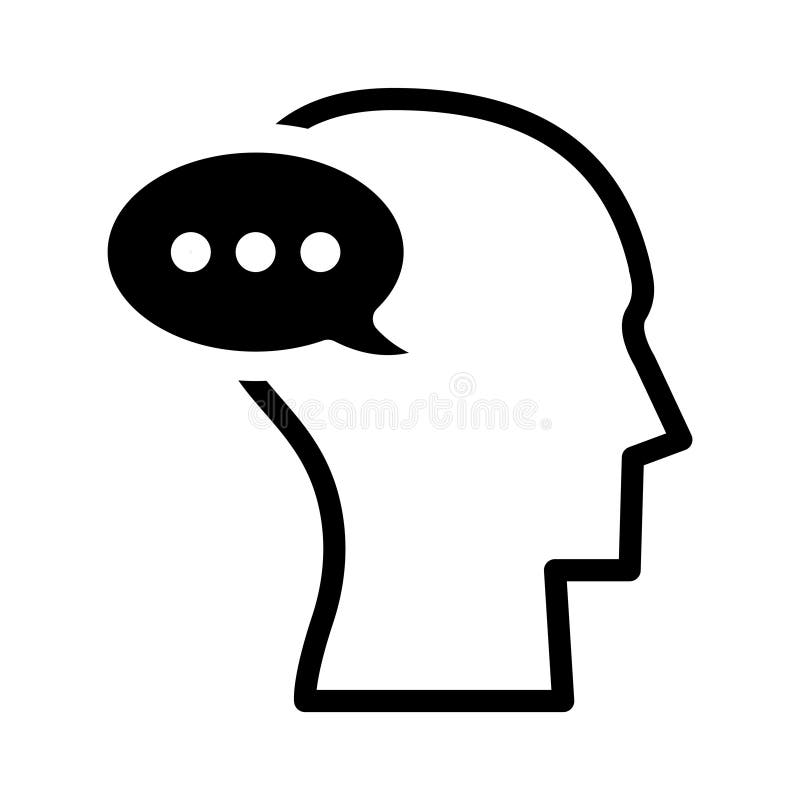 Think Icon , Vector Illustration Stock Vector - Illustration of design ...