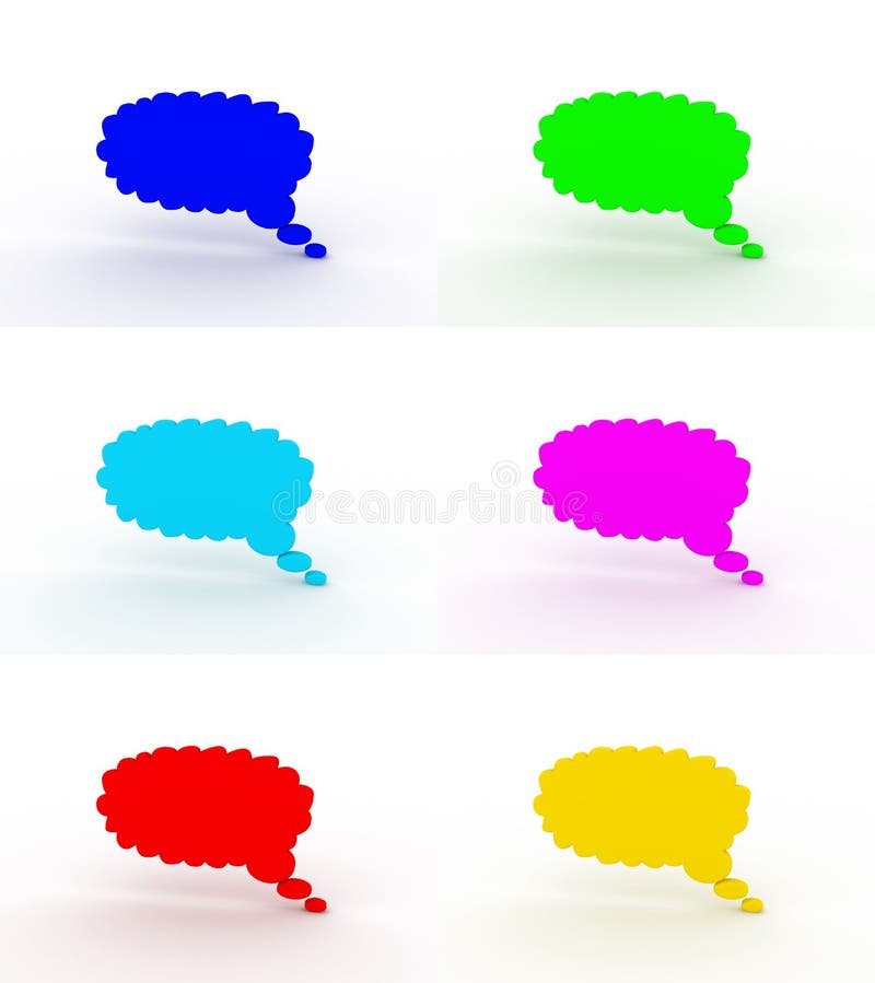 Think icons stock illustration. Illustration of blue - 11626011