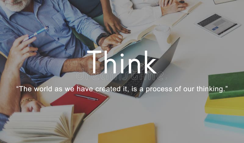 Think Ideas Creativity Strategy Visionary Planning Thinking Concept ...