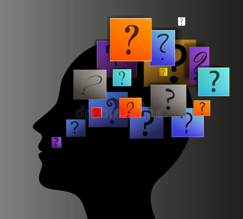 Think about Many Questions, Concept of Unknown, Question Signs in Human ...