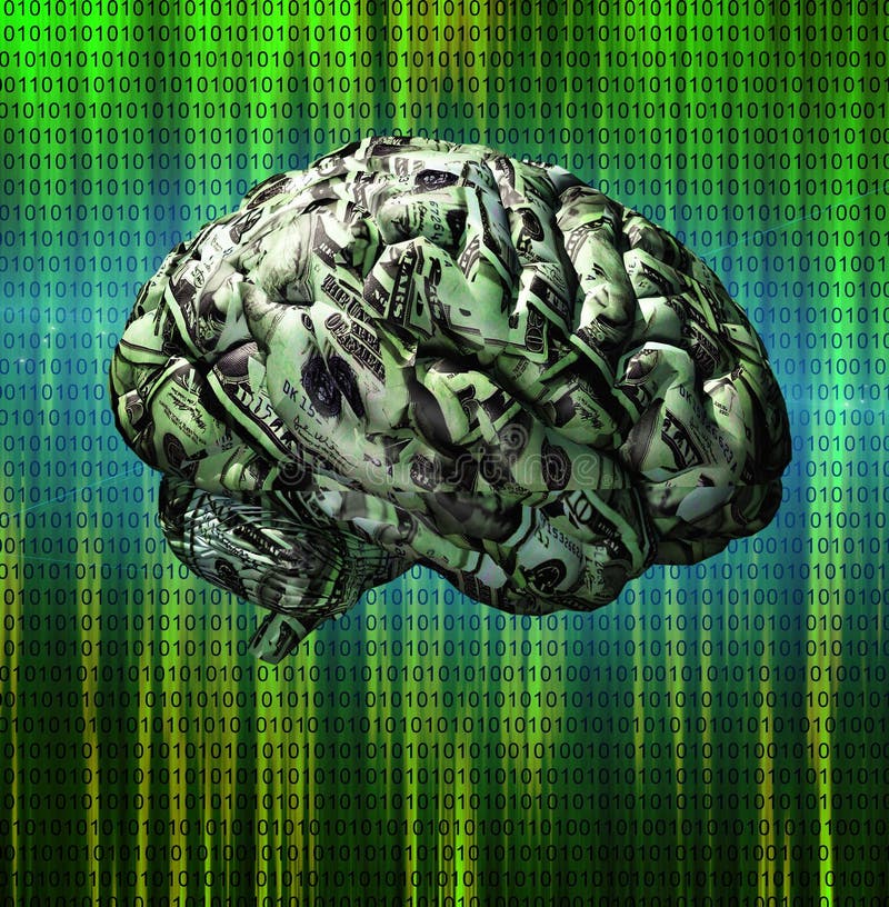 Think money stock illustration. Illustration of business - 31424056