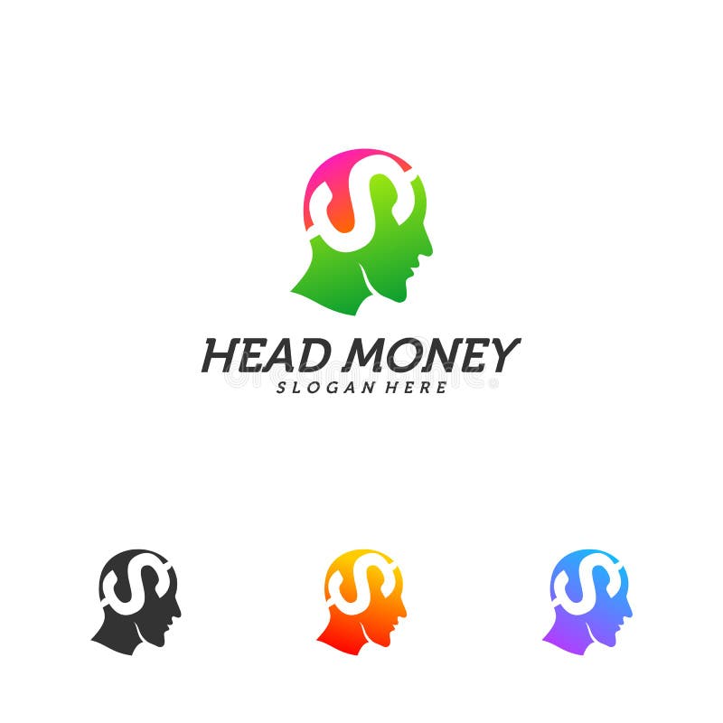 Think Money Logo Design Template Vector. Emblem Symbol Icon Stock ...