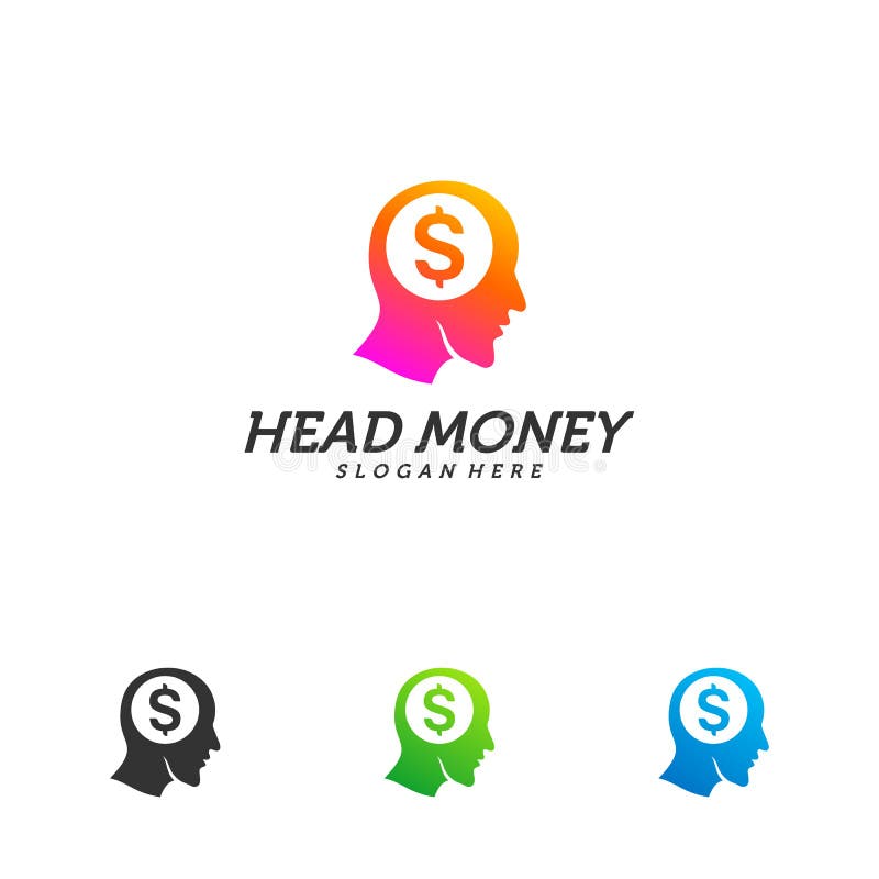 Think Money Logo Design Template Vector. Emblem Symbol Icon Stock ...