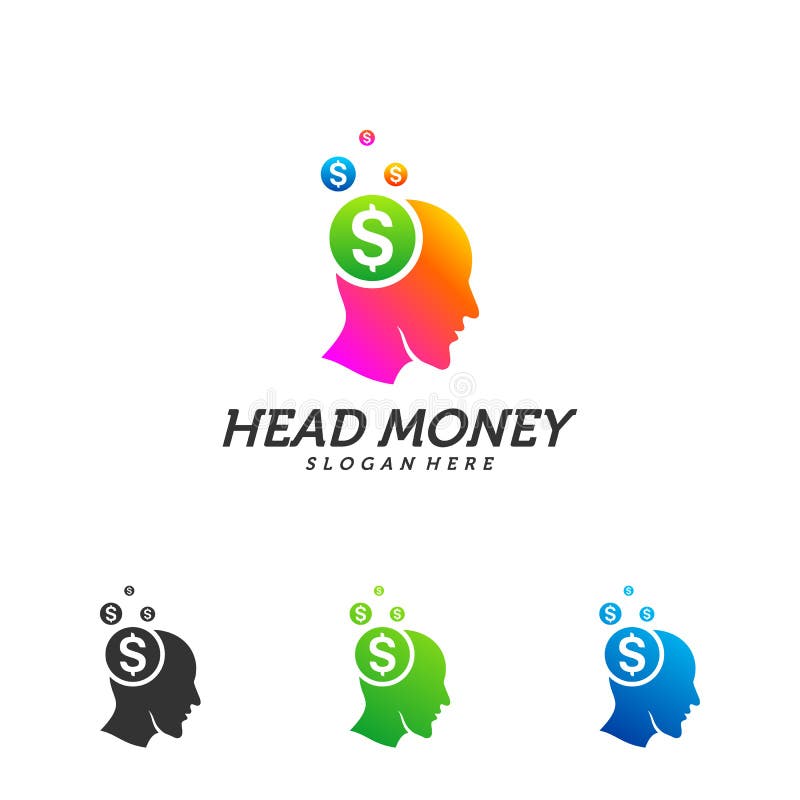 Think Money Logo Design Template Vector. Emblem Symbol Icon Stock ...