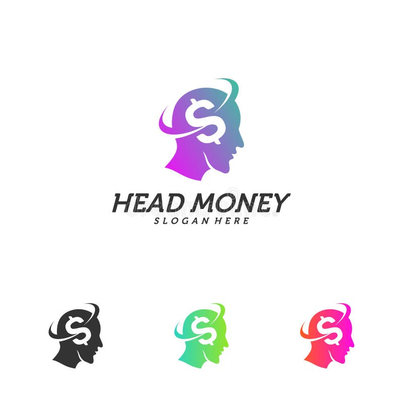 Think Money Logo Design Template Vector. Emblem Symbol Icon Stock ...