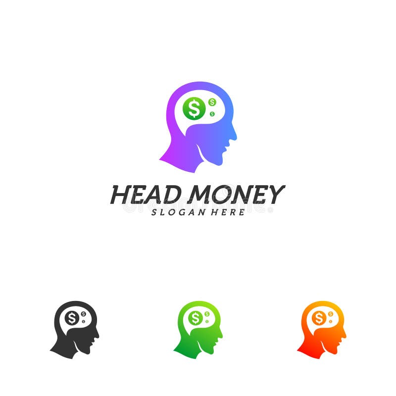 Think Money Logo Design Template Vector. Emblem Symbol Icon Stock ...