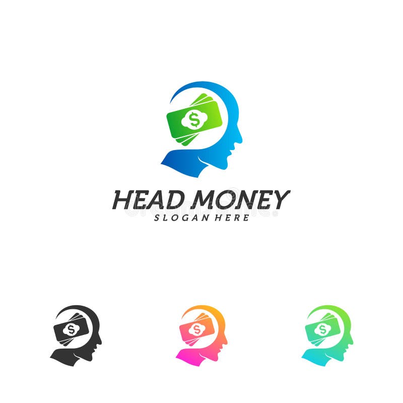 Think Money Logo Design Template Vector. Emblem Symbol Icon Stock ...