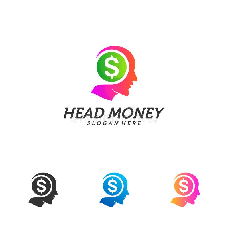 Think Money Logo Design Template Vector. Emblem Symbol Icon Stock ...