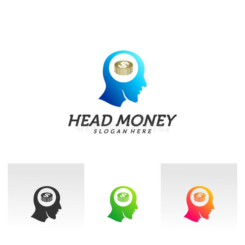 Think Money Logo Design Template Vector. Emblem Symbol Icon Stock ...