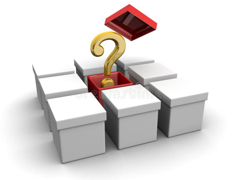 Think Out of the Box Creative Concept Stock Illustration - Illustration ...