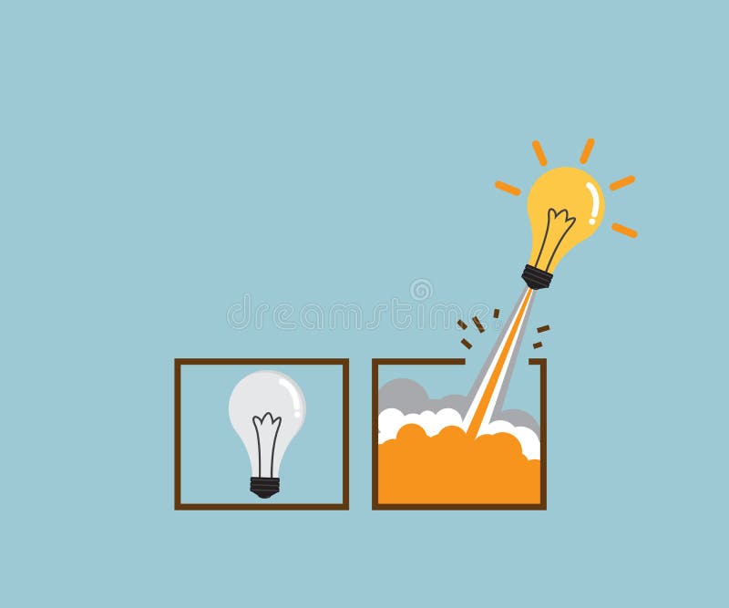 Think Out of Box, Creative Idea Concept Stock Vector - Illustration of ...