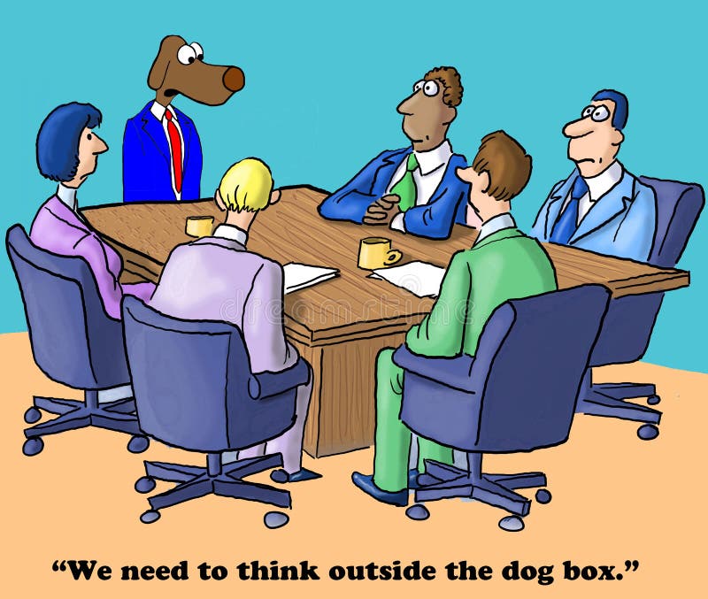 Think Outside Box Stock Illustrations – 4,525 Think Outside Box Stock ...