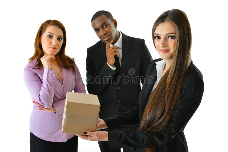 Think Outside the Box stock photo. Image of think, business - 30772862