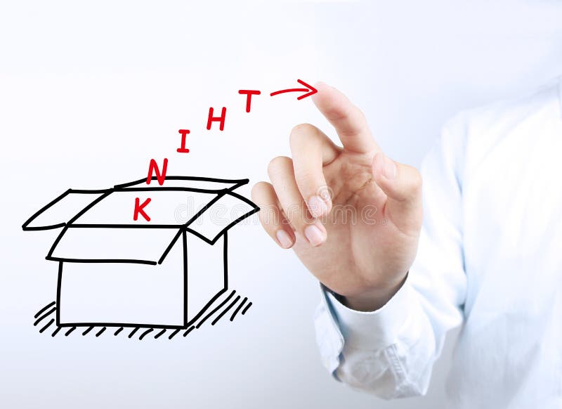 Think outside the box stock photo. Image of brainstorming - 54017630