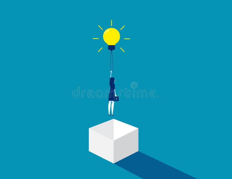 Think Outside the Box. Concept Business Idea Solution, Development of ...