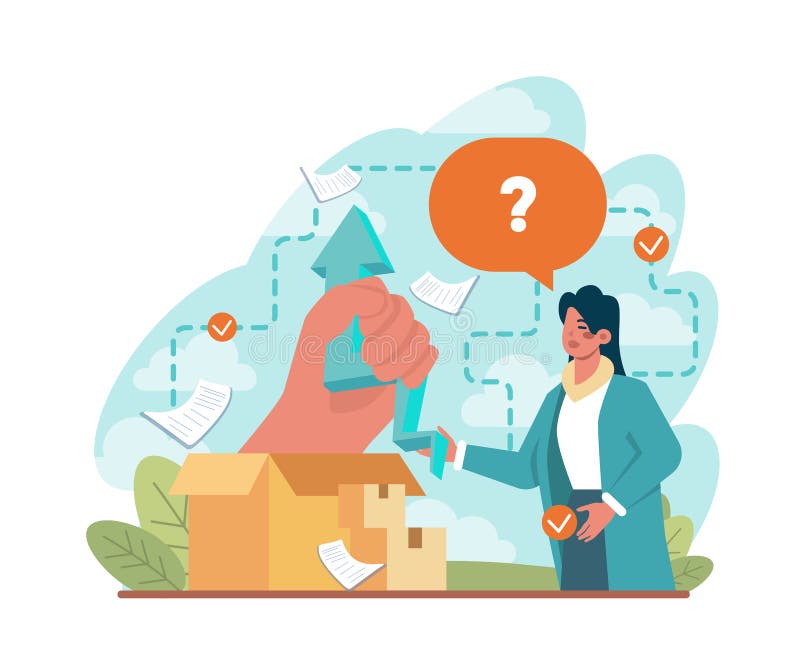 Think Outside the Box Concept. Idea of Creative Thinking and Innovation ...