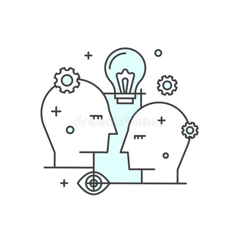 Brainstorming Collaboration Stock Illustrations – 25,727 Brainstorming ...