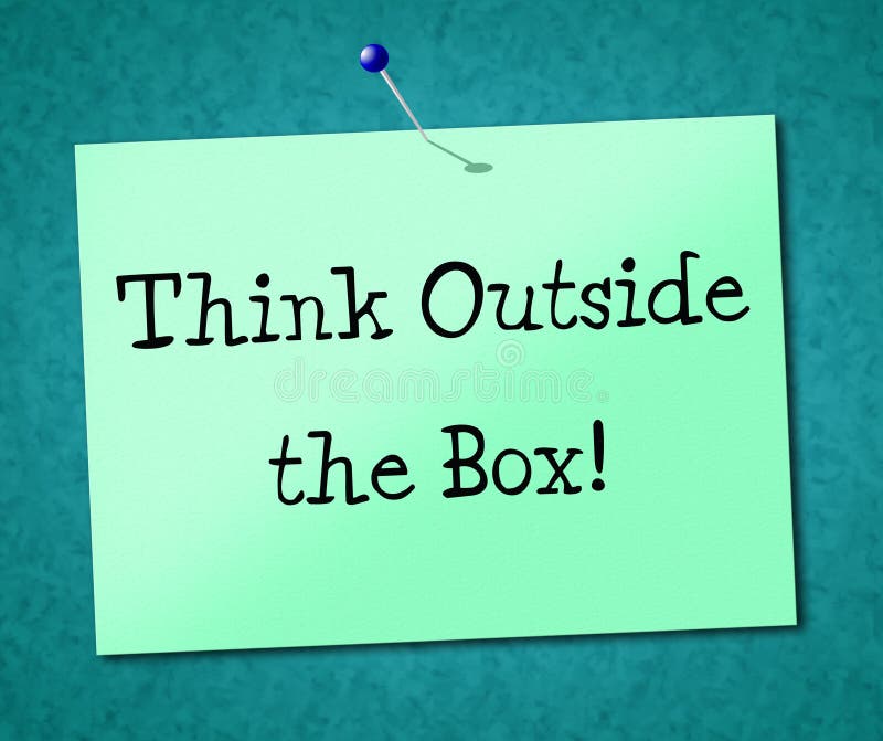 Think Outside Box Stock Illustrations – 4,525 Think Outside Box Stock ...